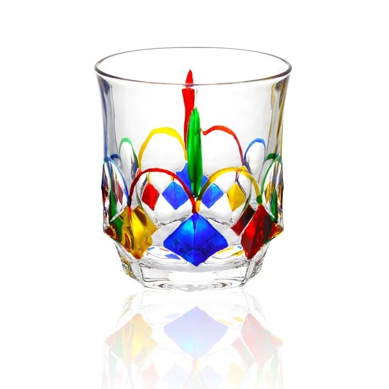 Colorful crystal glass Colorful crystal glass แก้วคริสตัลแท้ แก้ว ...