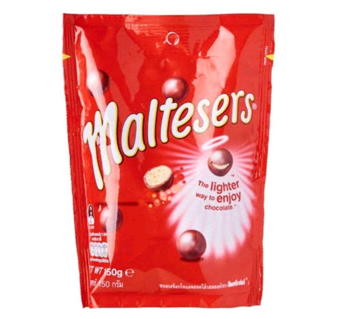 Maltesers มอลต์ทรีเซอร์ ขนมรสช็อคโกแลตสอดไส้รสมอล์ต มีให้เลือก2ขนาด ขนม ...