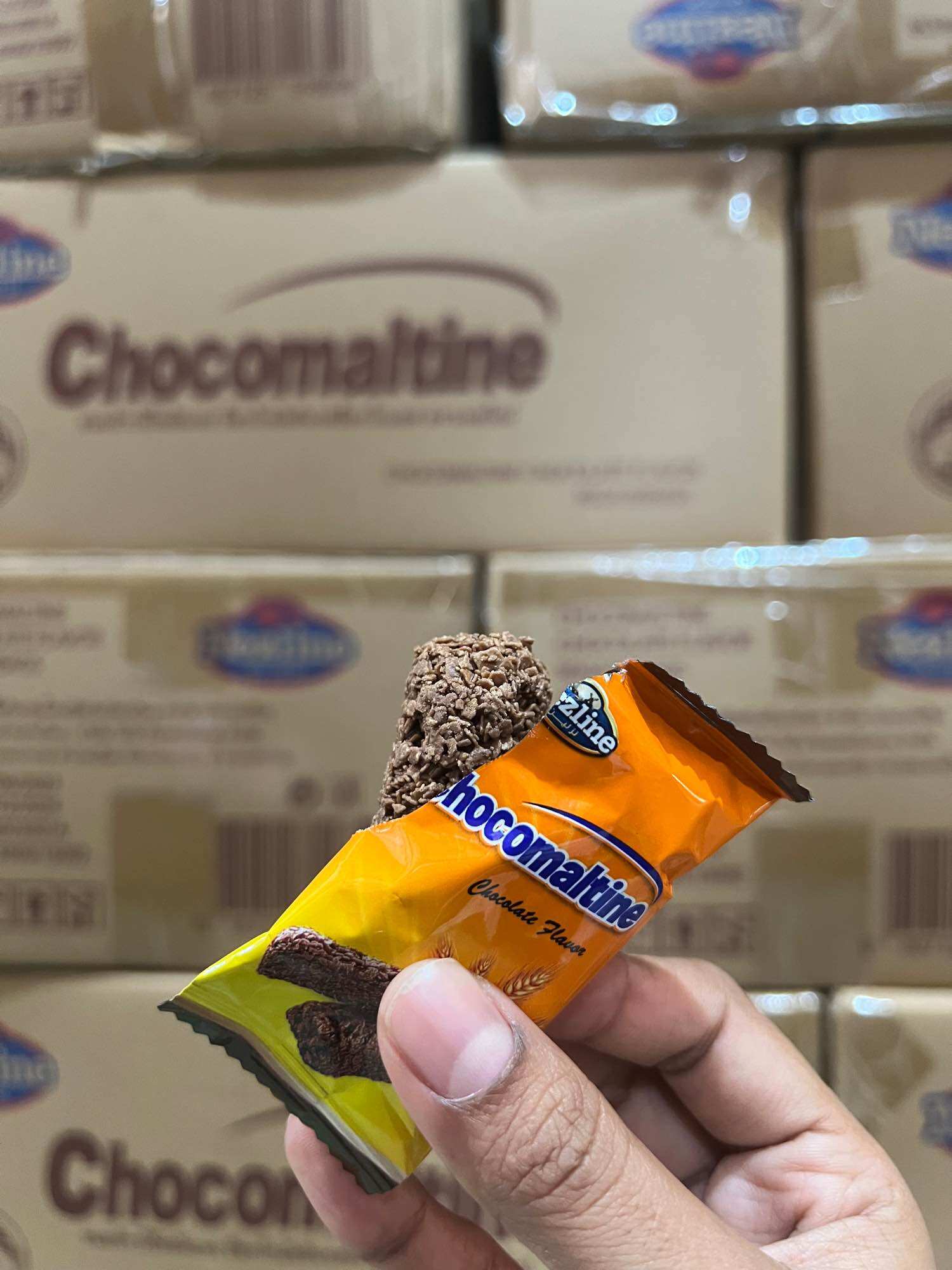 Chocomaltine Nezline 400 กรัม ขนมข้าวโอ๊ตอัดแท่ง ช็อกโกมัลติน รสช็อคโก ...