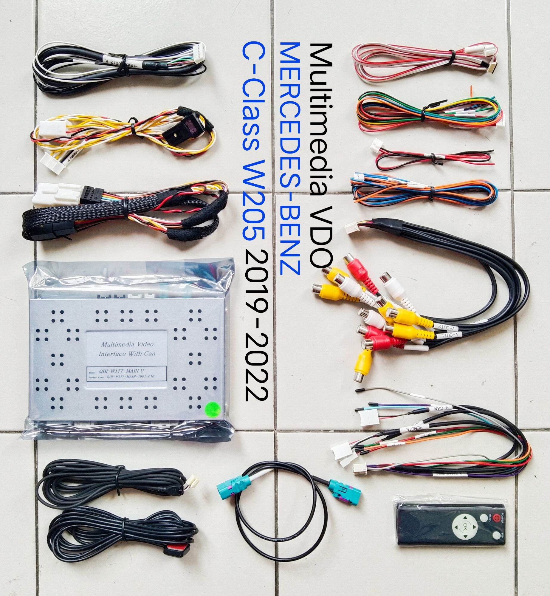 Car MULTIMEDIA VIDEO INTERFACE for MERCEDES-BENZ C-CLASS W205 ทำให้จอ ...