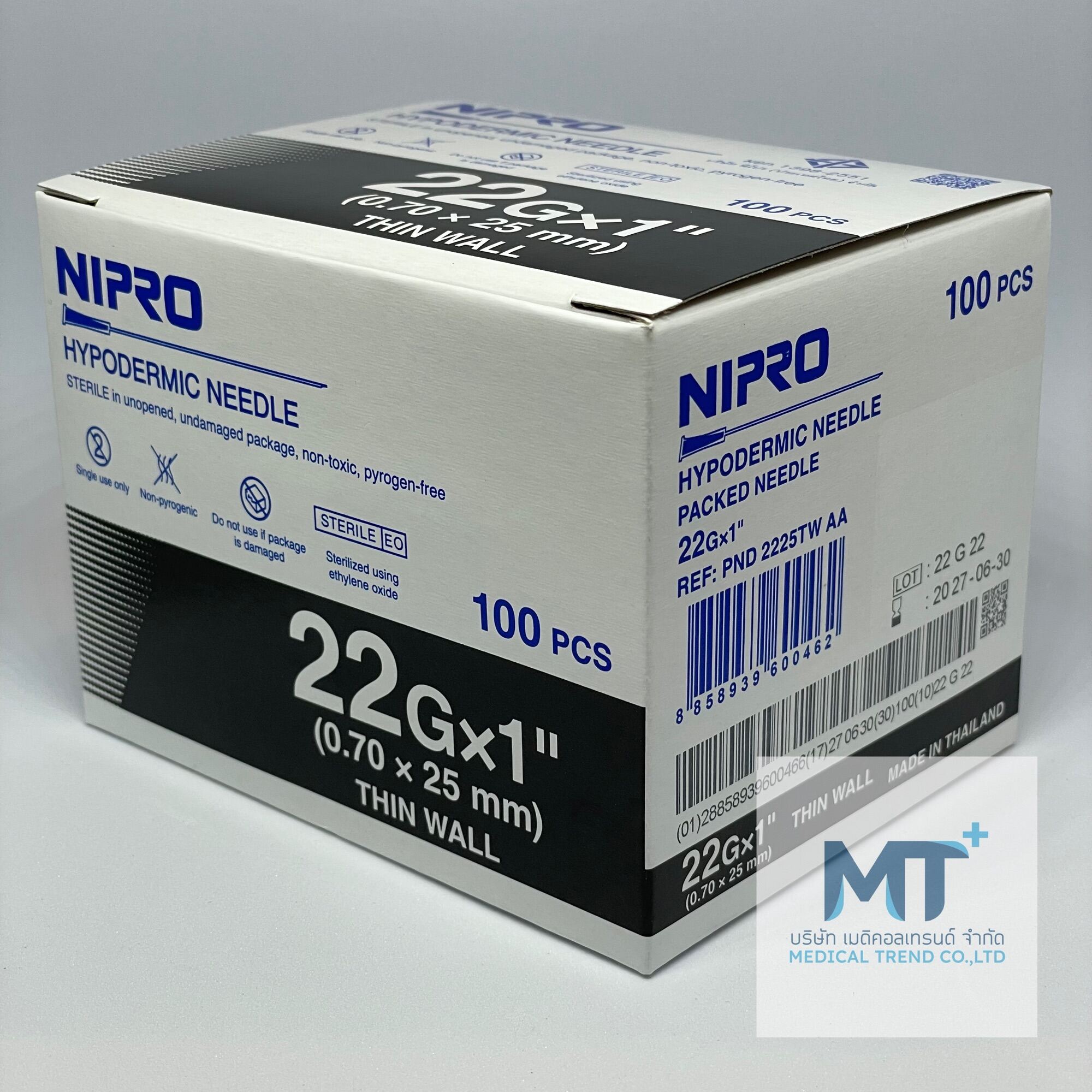 ยกกล่อง เข็ม Nipro เบอร์ 18-27G ความยาว 1 นิ้ว | Lazada.co.th