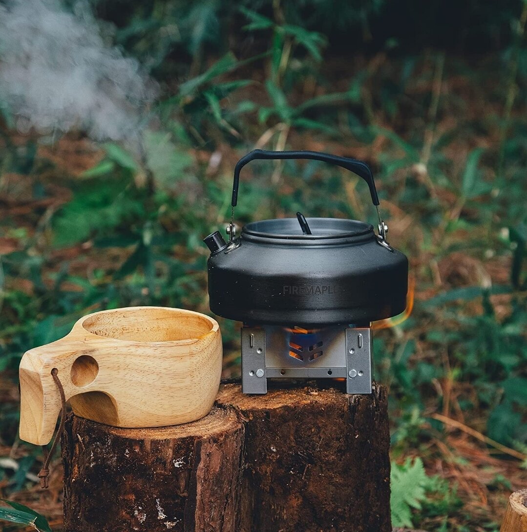 Fire Maple Ancest Bushcraft Wooden Cup แก้วไม้ food grade มีไว้แกะชือ ...