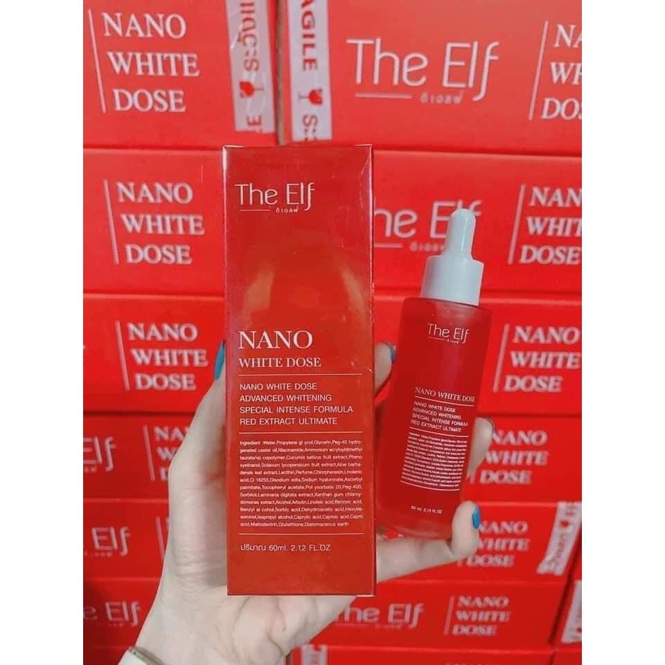 โดสหัวเชื้อ The Elf Nanoนาโนไวท์โดสผิวขาวใส The elf nano white dose 60 ...