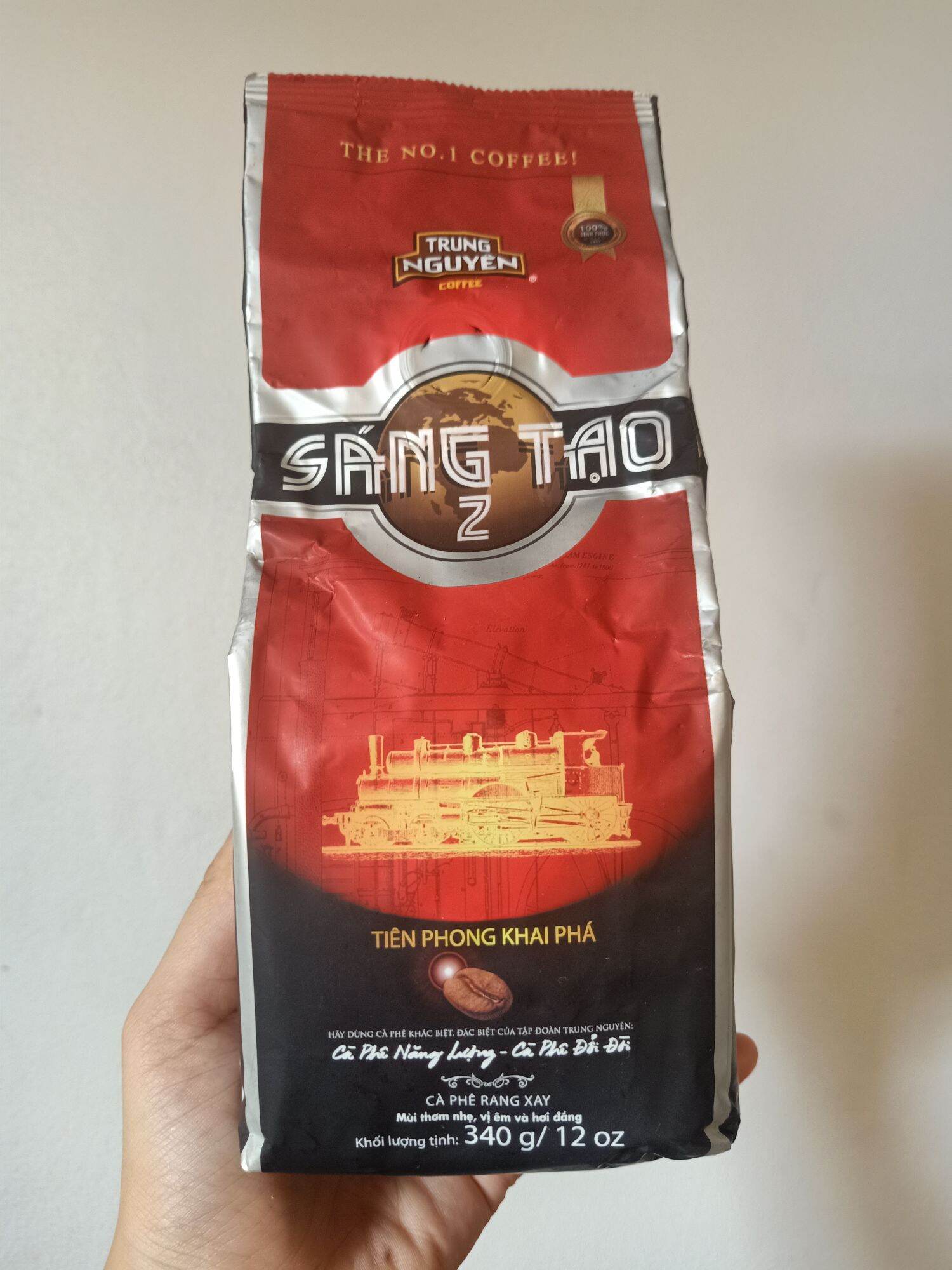 กาแฟเวียดนามคั่วบดTrungNguyenกาแฟโรบัสต้าและอาราบิก้า(vietnamesecoffee ...