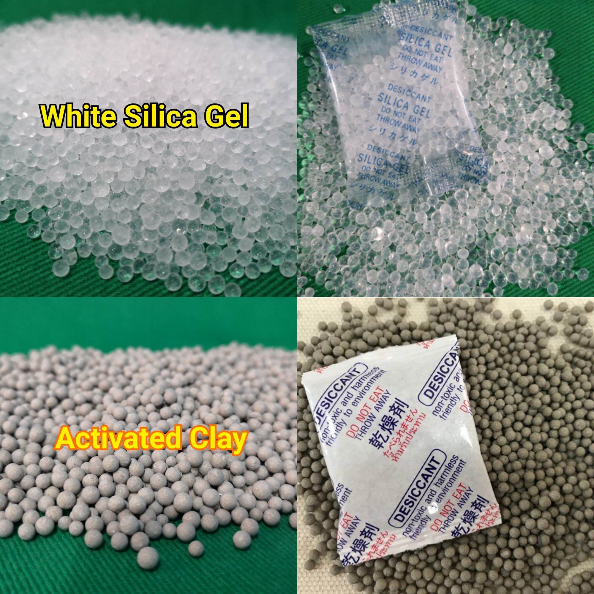 ซองกันชื้น Silica Gel ซิลิกาเจล & Activated Clay ดินดูดความชื้น 1g•2g ...