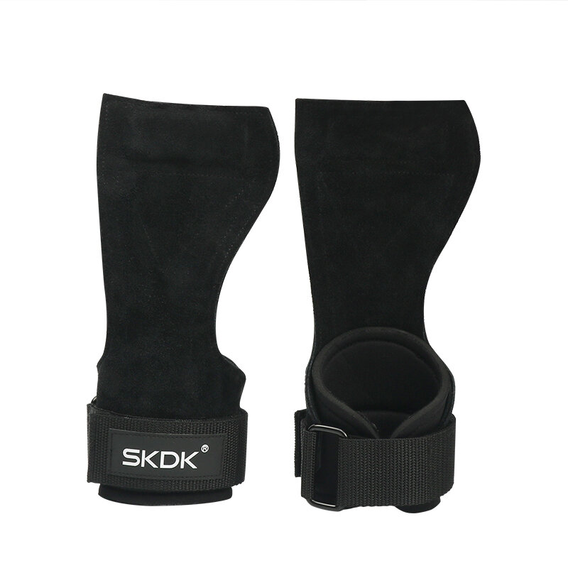 SKDK Gym Grips ปาล์ม Guards Cowhide ปาล์ม Protector ยกน้ำหนักยิมนาสติก ...