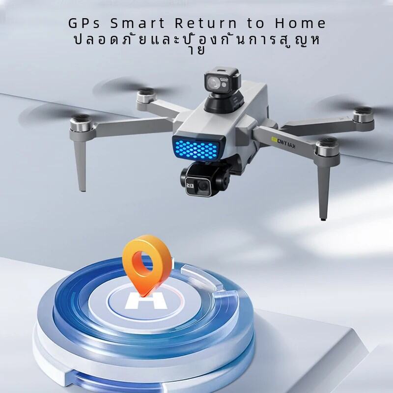 ใหม่โดรน Kai Two Pro FPV 4K กล้อง HD อุปกรณ์ป้องกันการสั่นไหว360 สิ่ง ...