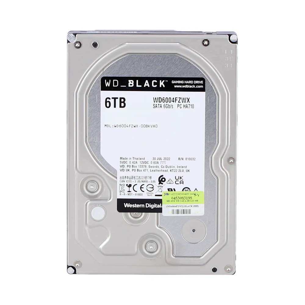 HDD WD 6TB BLACK 7200RPM PN WD6004FZWX - Triple-G Shop - ThaiPick