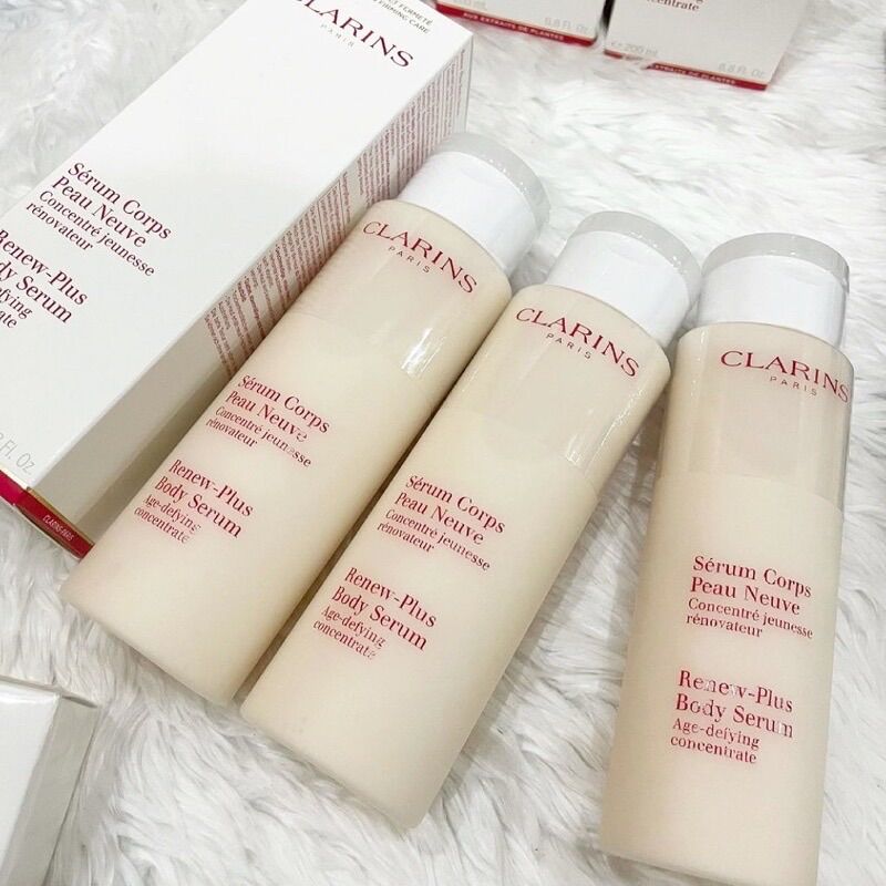 Clarins renew plus body serum 200 ml. 👑 ป้ายคิงแท้ 💯 ผลิต 2022 จาก ...