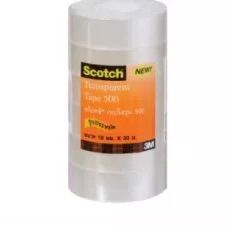 3M Scotch #500 เทปใส เทป แกน 1 นิ้ว ขนาด 24มม.x33ม. แพ็ค 5 ม้วน ...