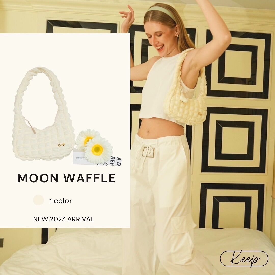 สินค้ามาใหม่ กระเป๋าสุภาพสตรี แบรนด์ KEEP รุ่น Moon Waffles กระเป๋า ...