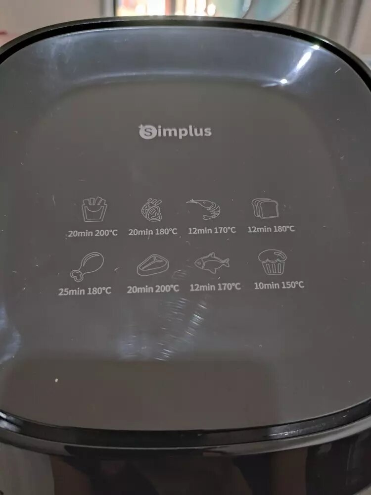 ซื้อ ️ไบร์ทแนะนำ Simplus Air Fryer หม้อทอดไฟฟ้.วันนี้ ลดกว่า 77 บาทเหลือเพียง 1028.00 บ.ช้อปเลย ...