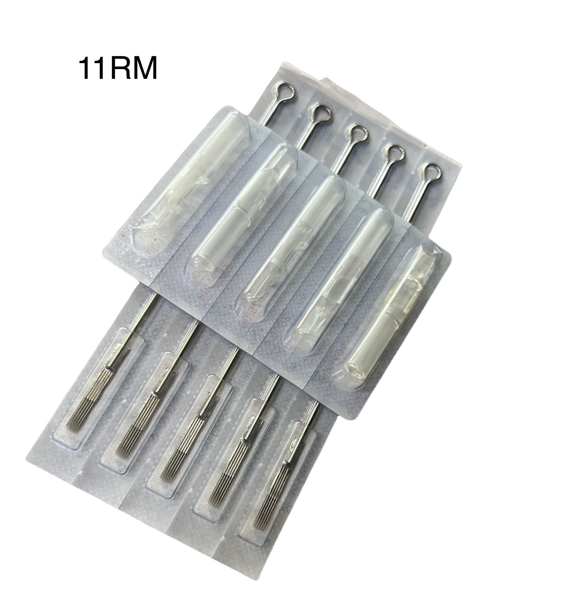 อุปกรณ์สักลงสี ลงเงา11RM+พร้อมปลาย11FT 1ชุดมีเ11RM 5เล่ม ปลาย5ชิ้น ...
