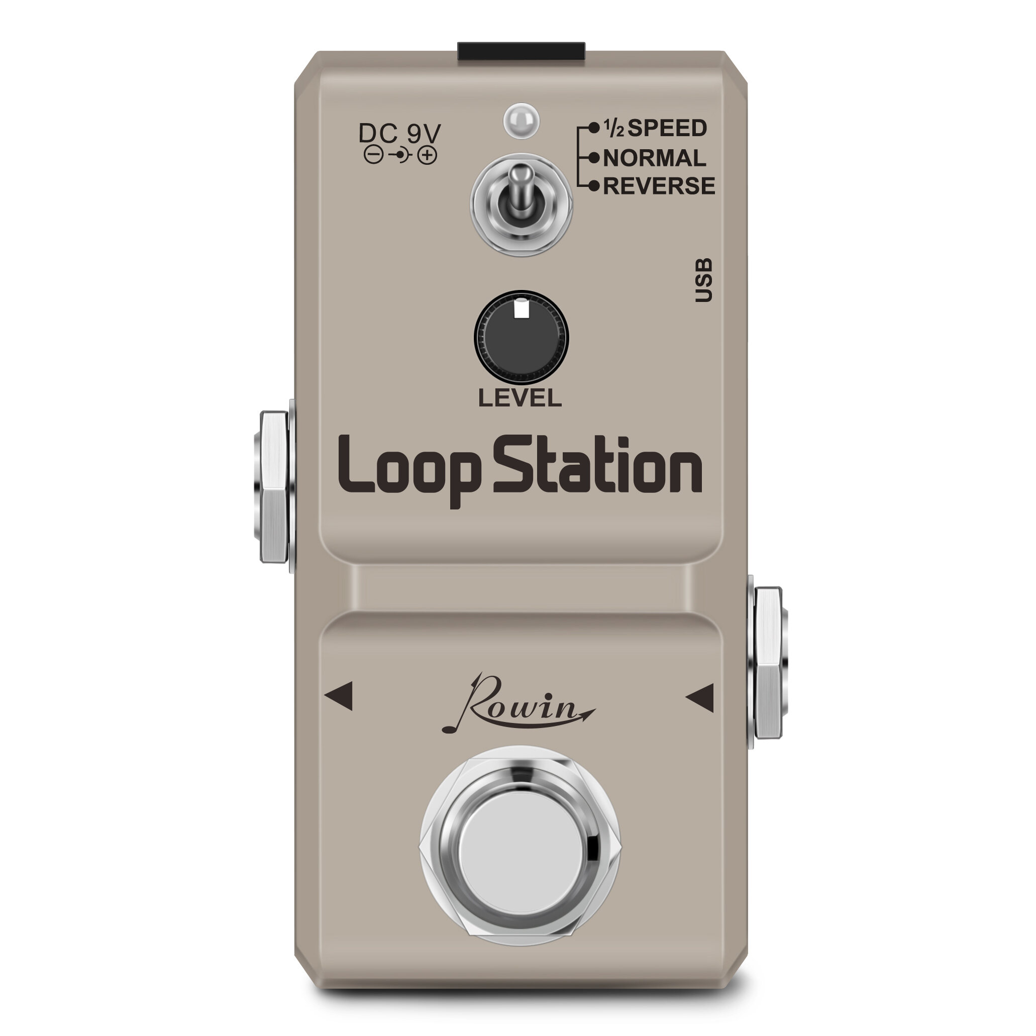 Rowin สถานีวง LN-332S 48K Looper เหยียบไม่จำกัด overdubs 10นาทีของลูป ...