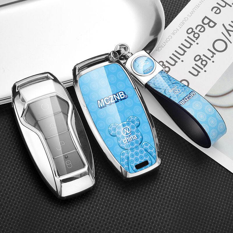 เคสกุญแจเหมาะสำหรับ BYD Qin plusdmi ev/ E2/D1หุ้มทั้งเครื่องเคสปลาโลมา E3หัวเข็มขัดหยวน Pro มี ...