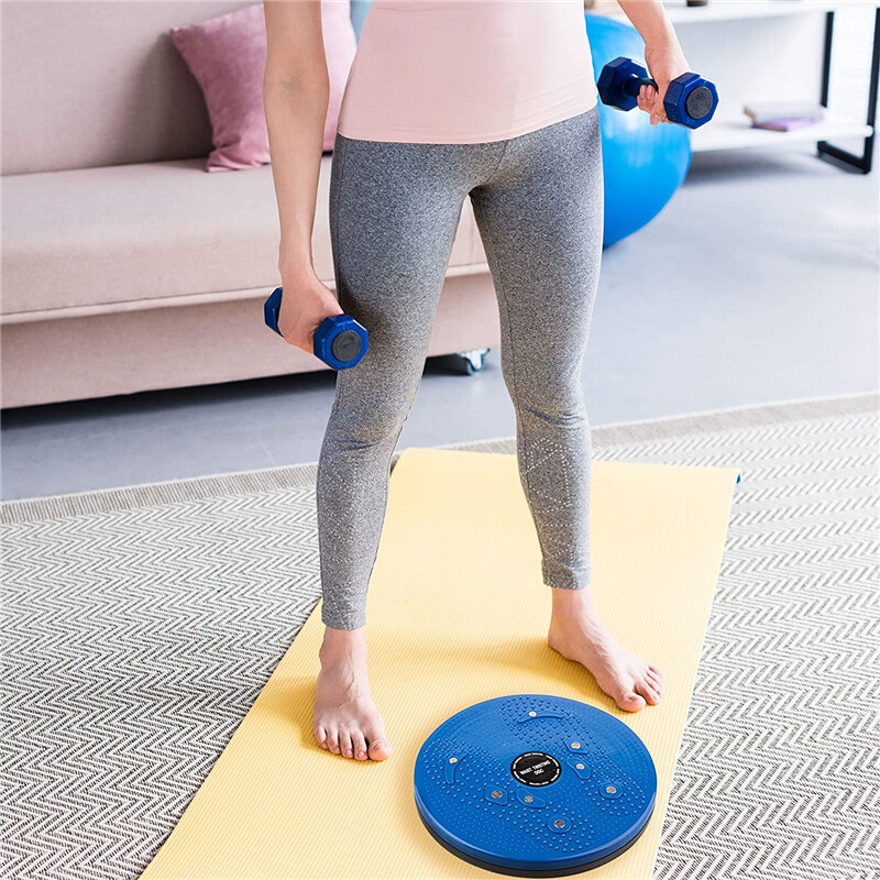แม่เหล็กเอว Twisting Disc Fitness Balance Board ลดน้ำหนักเทรนเนอร์นวด ...