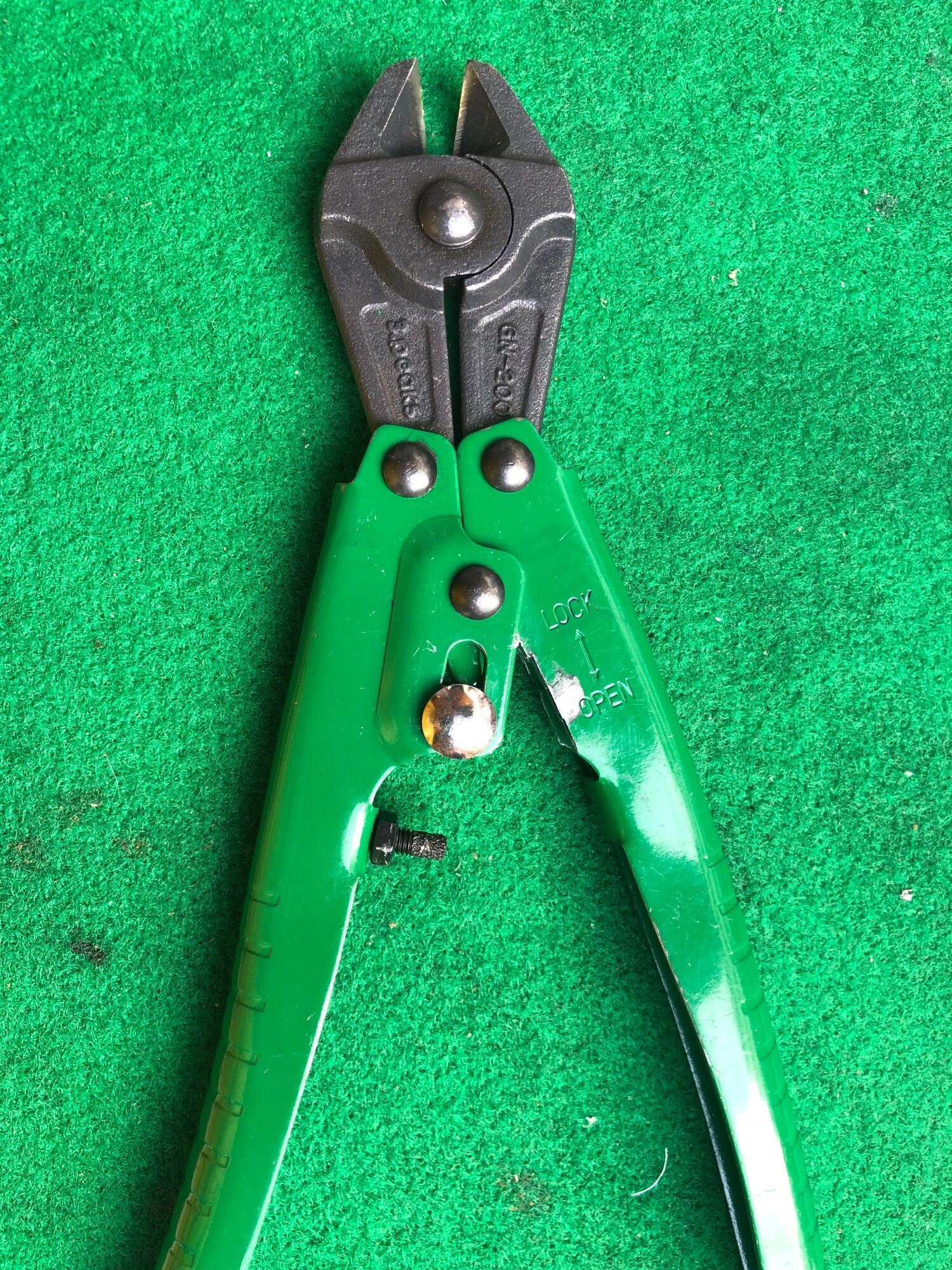 คีมตัดทอง GN - 200 JAPAN มือ2 ด้ามสีเขียว สำหรับตัดทอง รับประกันของแท้ ...