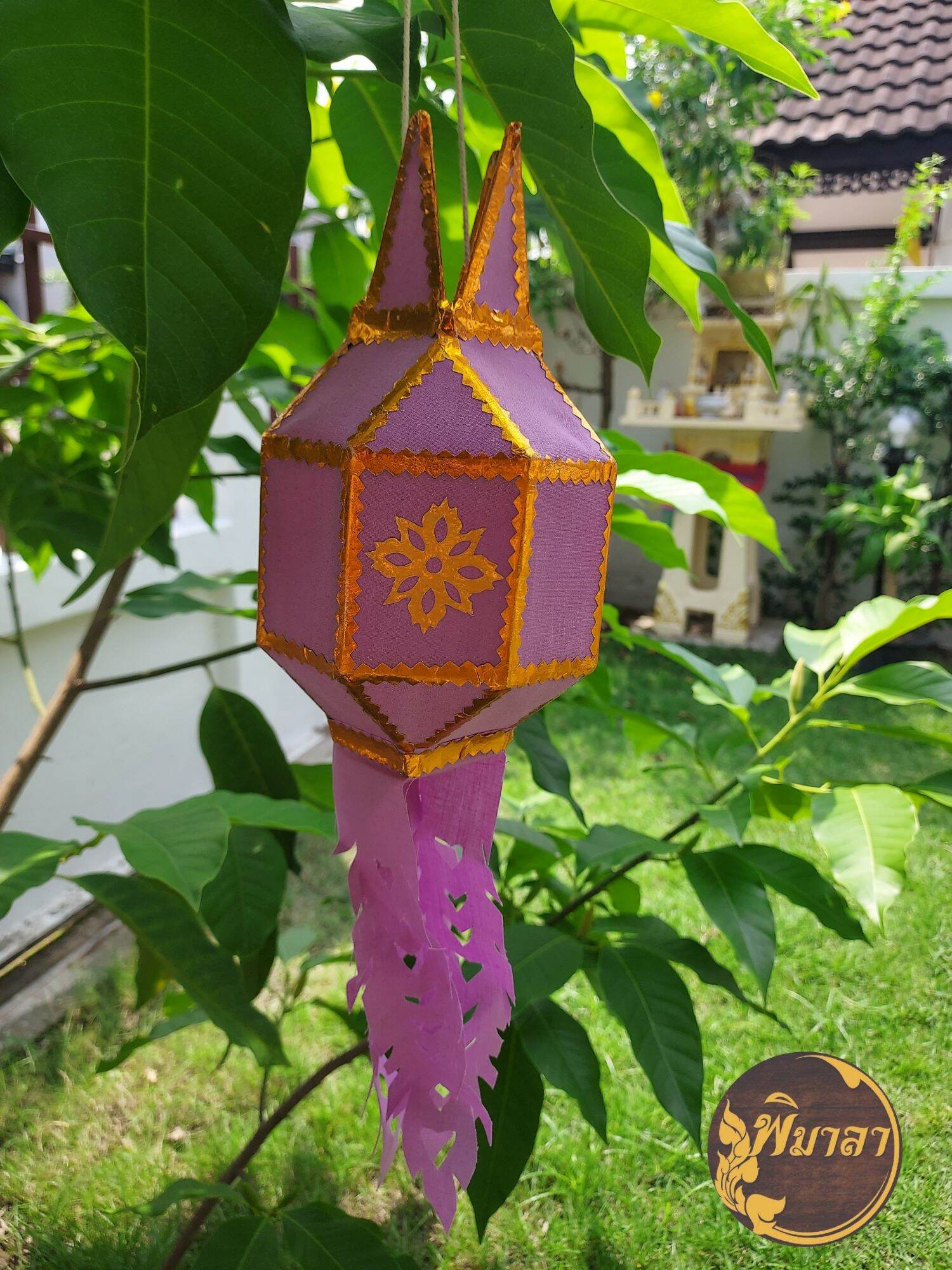 โคมล้านนาผ้า 4นิ้ว โคมจิ๋ว โคมยี่เป็ง โคมเชียงใหม่ โคมผ้า โคม โคม ...