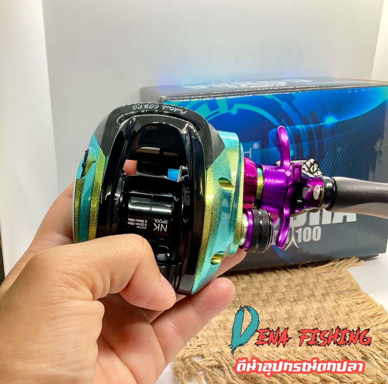 รอกหยดน้ำฟิชเทค คอบบร้า 2สีใหม่ แดงทองและเขียวปีกแมงทับ ((ซ้าย ...