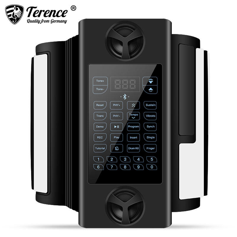 ม้วนเปียโนอิเล็กทรอนิกส์มืออาชีพ Terence 88 ปุ่มพร้อมแป้นพิมพ์หนาเหมาะสําหรับการฝึกฝนที่บ้าน ...