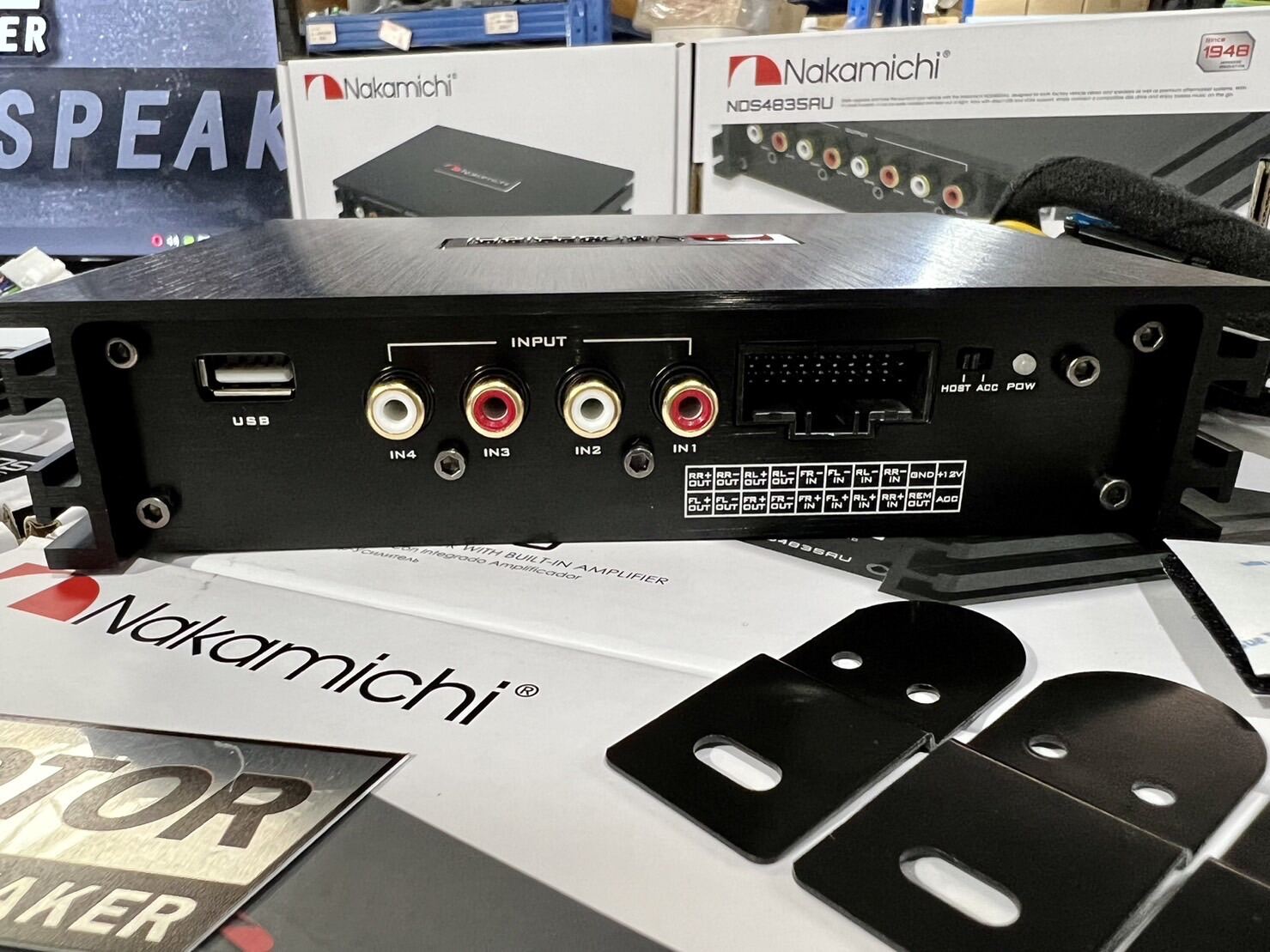 Dsp Nakamichi NDS4835AU นากามิชิ เข้า4 ออก8 Digital Sound Amplifier 31Band EQ 50wx4 - ดีเค ...