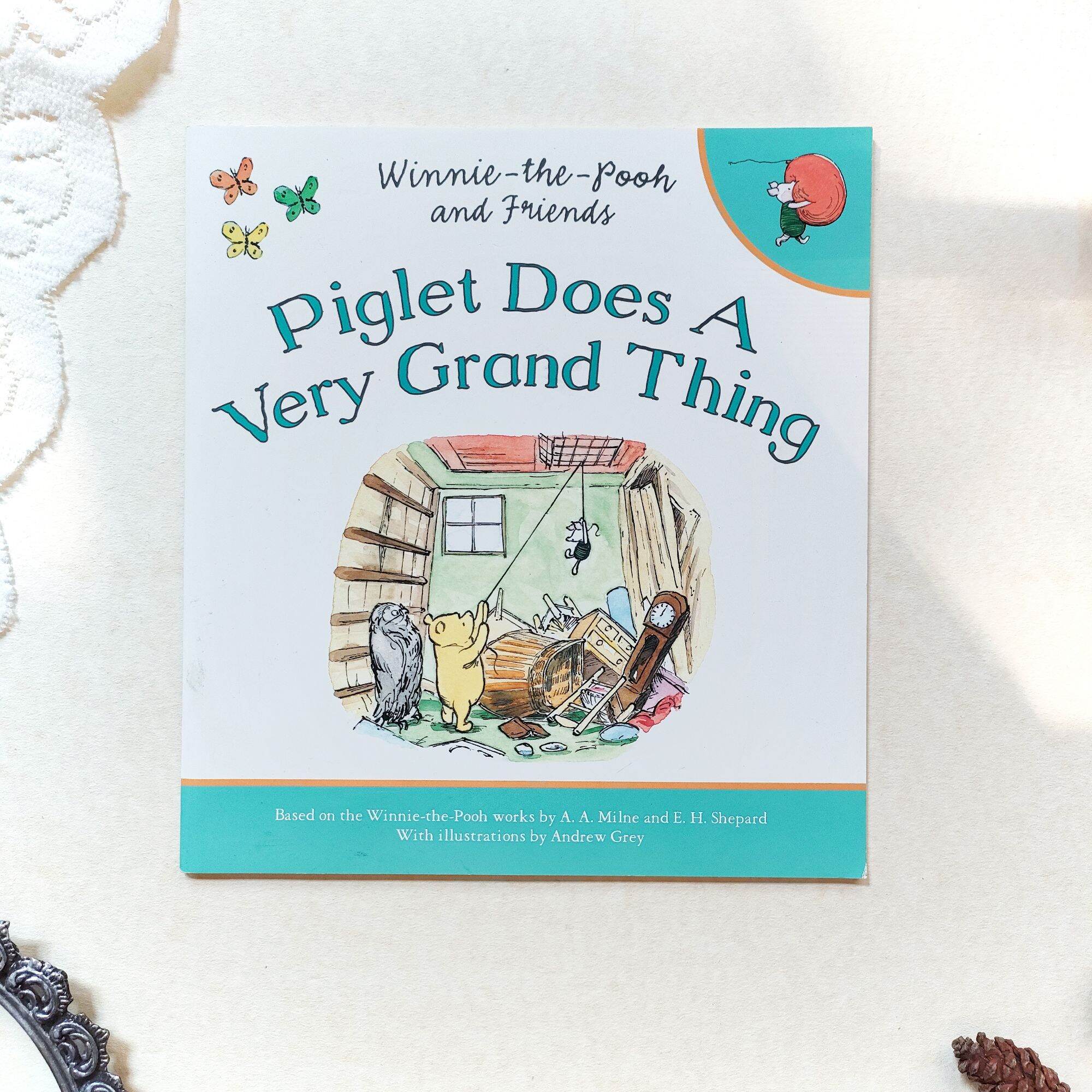 หนังสือนิทานภาษาอังกฤษจากวรรณกรรมคลาสสิค Winnie the Pooh ตอนPiglet does ...