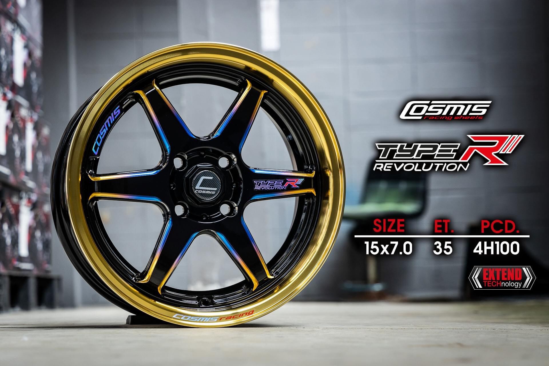 ล้อแม็กซ์ Cosmis Type r ขอบ 15 สี ทอง ลิมิเตด Titanium ล้อแท้ ราคาต่อ สี่วง | Lazada.co.th
