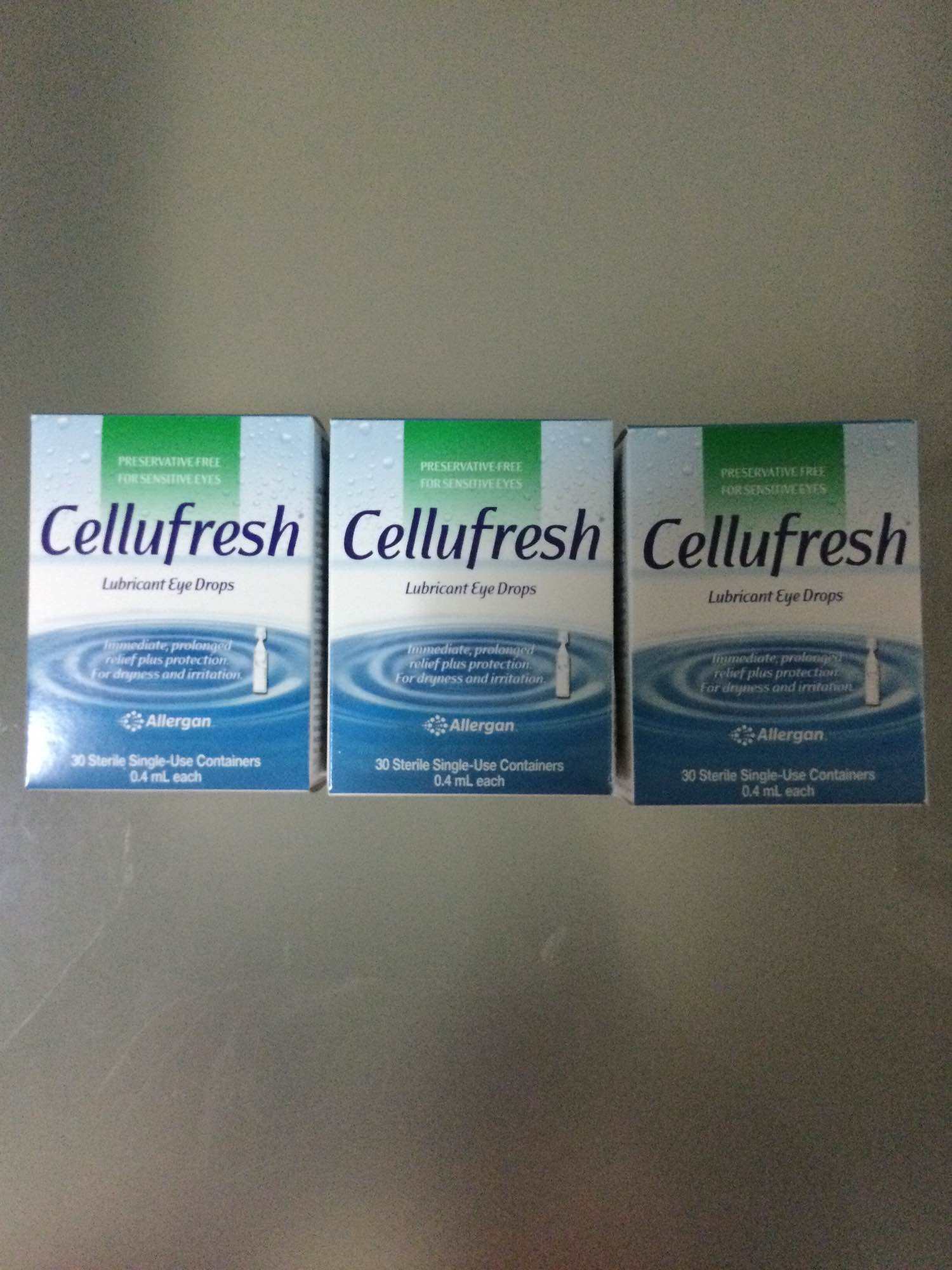 Cellufresh UD น้ำตาเทียมรายวัน 1กล่องมี 30 ชิ้น (0.4ml/1 หลอด) - BnW ...