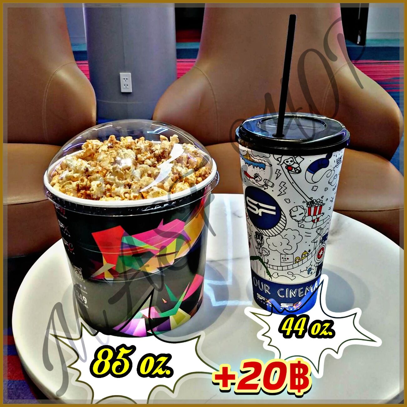 SF Cinema soft drink & popcorn เอสเอฟ ป๊อปคอร์น และน้ำอัดลม ใช้ได้ทุก ...