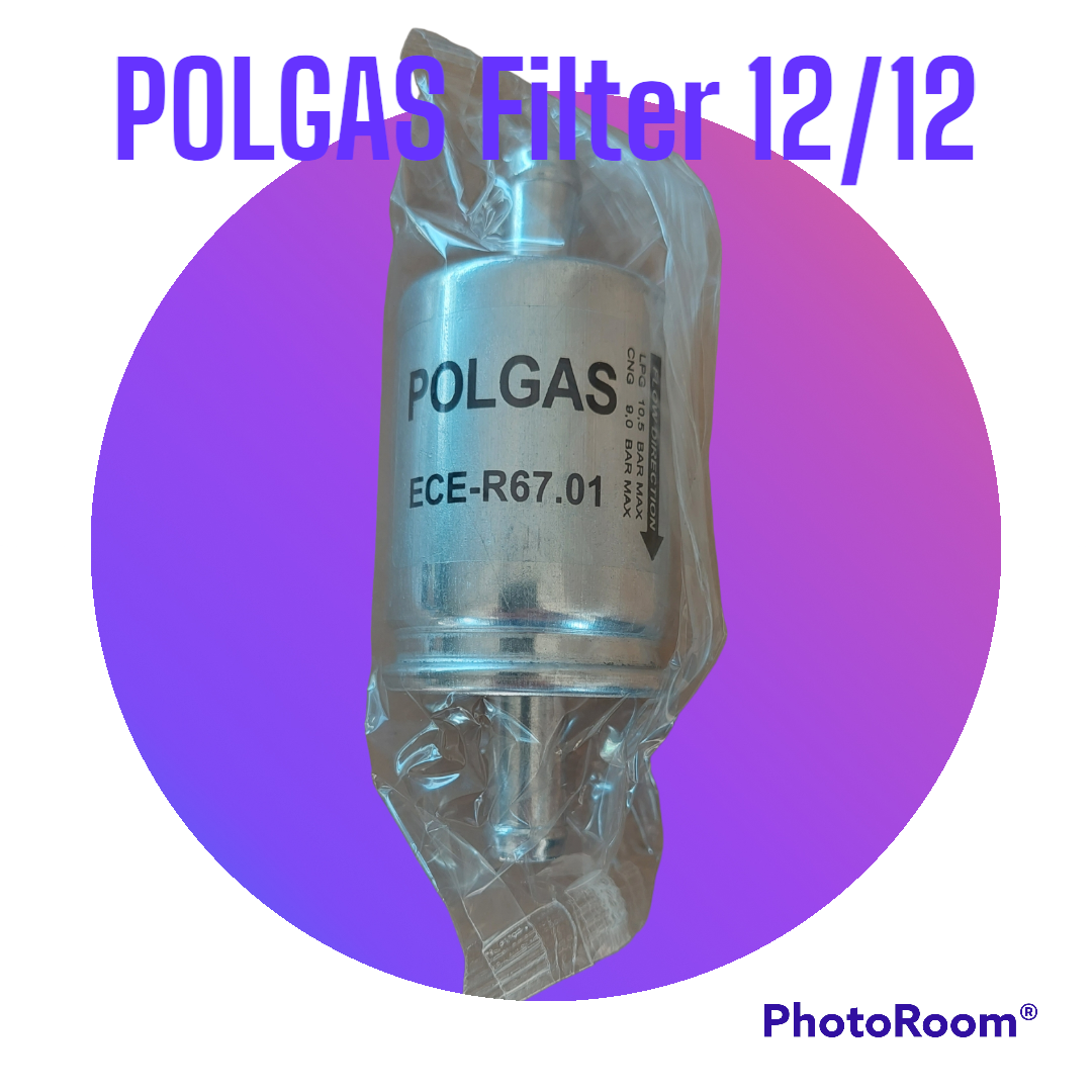 กรองแก๊ส กรอง POLGAS 12/12 สำหรับระบบแก๊สหัวฉีด | Lazada.co.th