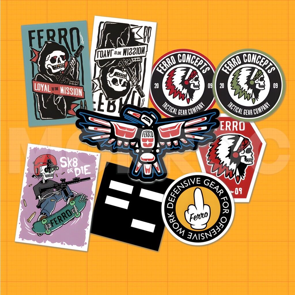 สติ๊กเกอร์ PVC แฟนอาร์ตเฟอร์โร่ STICKER FAN ART FERRO CONCEPT แพค 9 ...
