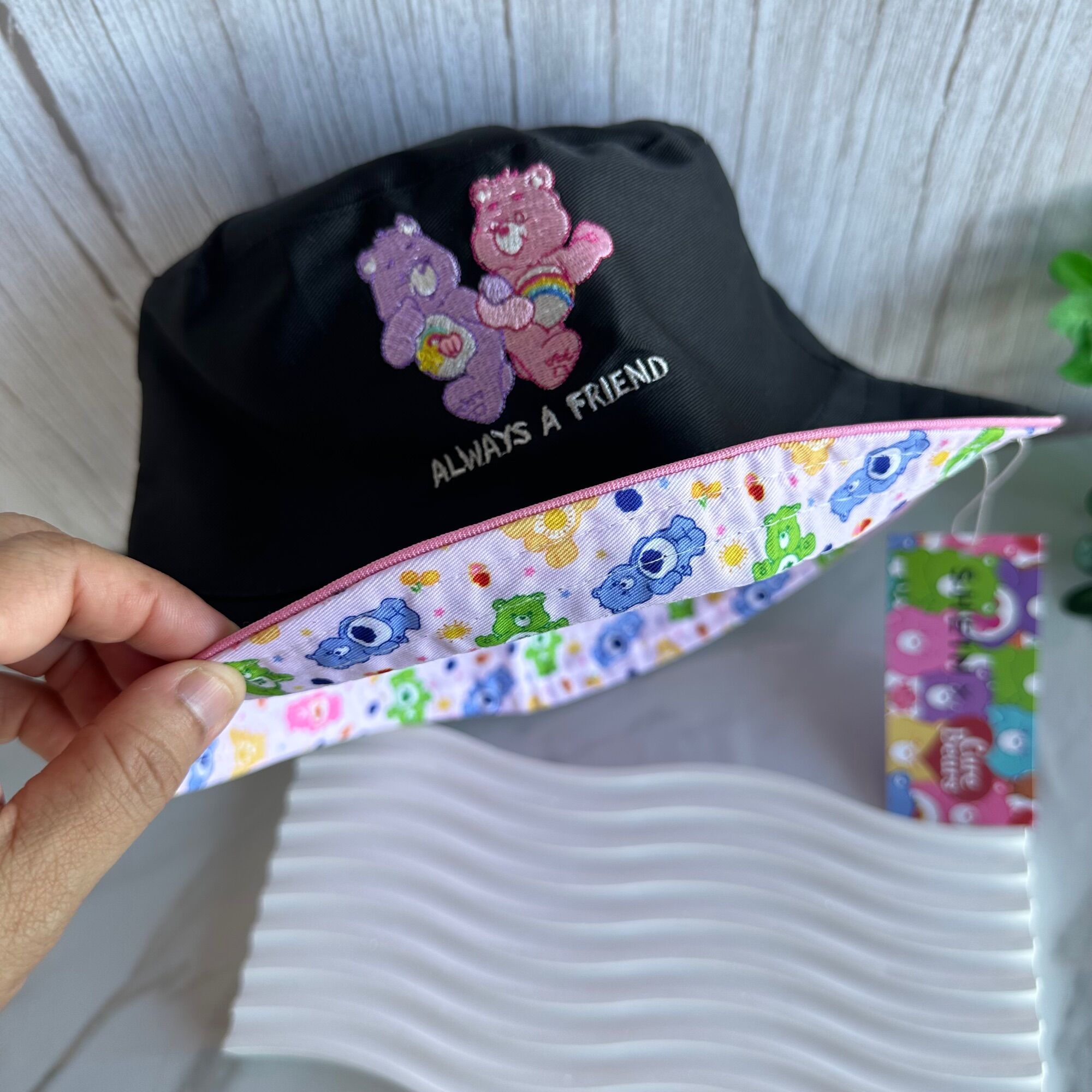 หมวกบักเก็ต แคร์แบร์ care bears Bucket ใส่ได้ 2 ด้าน พร้อมส่ง - T a N ...