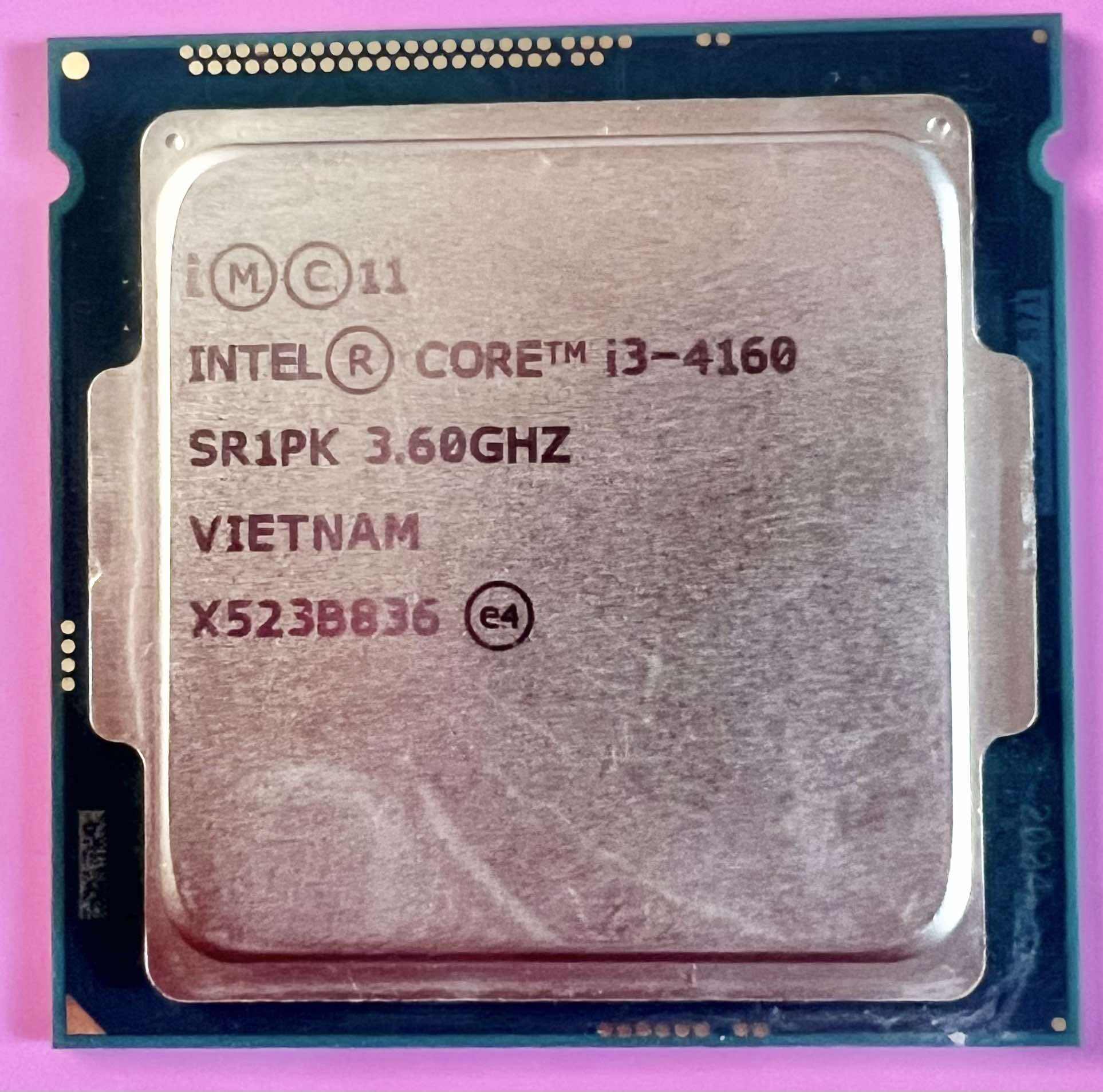CPU Intel Core i3-4160 2คอ4เทรด 54W LGA 1150 ฟรีซิลิโคน1ซอง i3 4160 ...