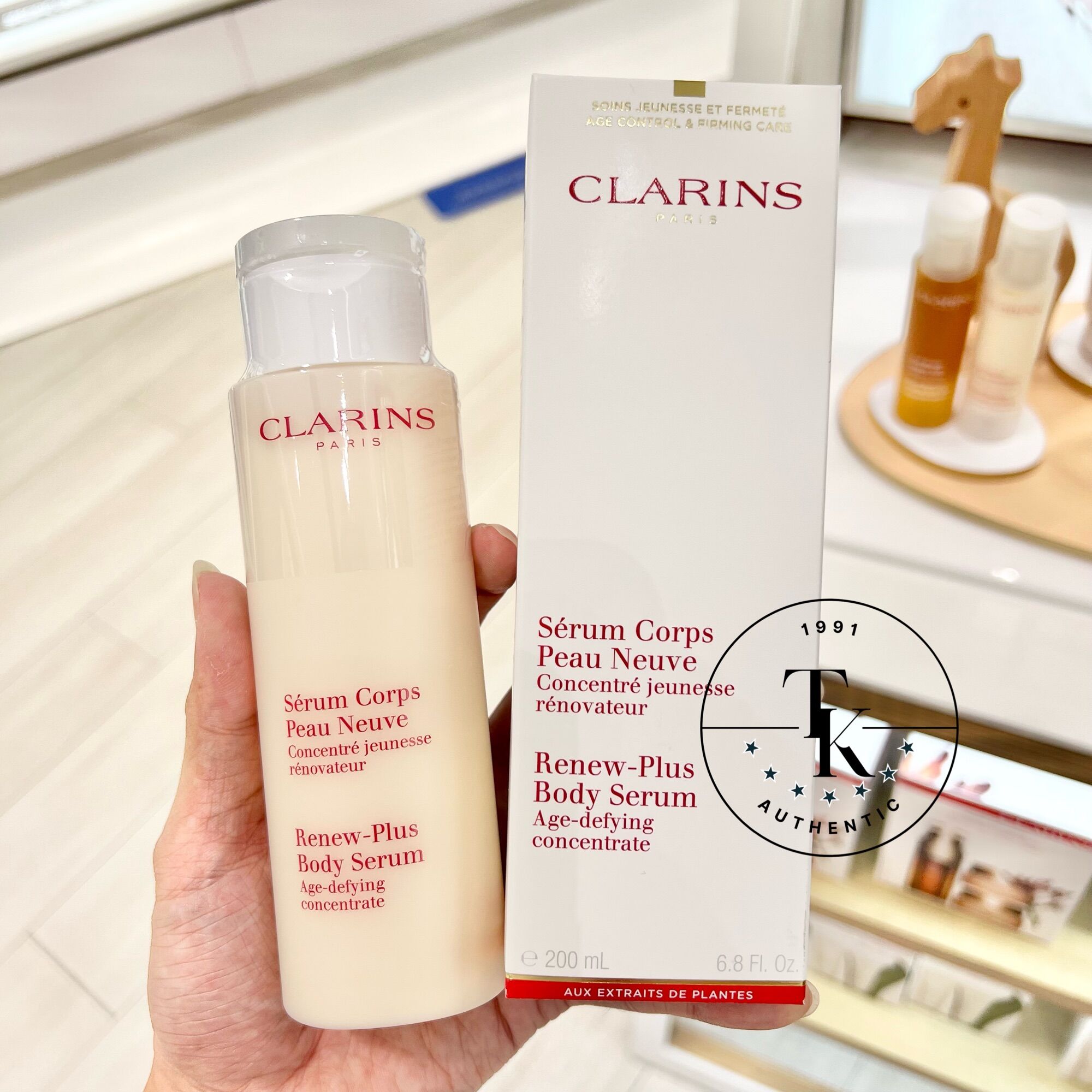 Clarins Renew Plus Body Serum 200 ml. *ของแท้ป้ายคิงพาวเวอร์* - 1991 TK ...