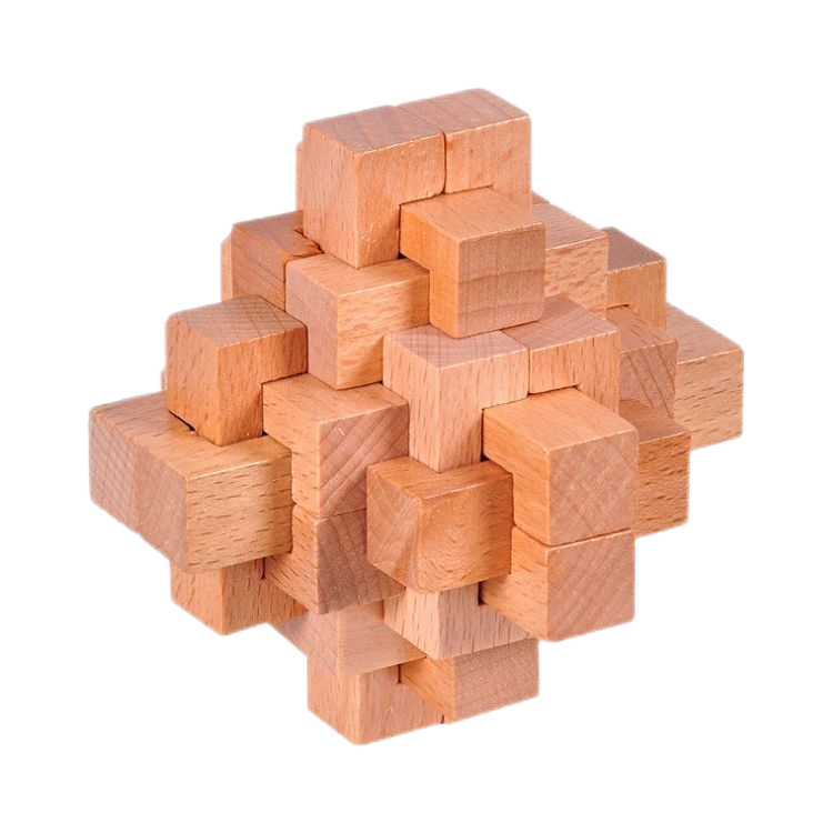 Konming LOCK Luban LOCK บล็อกไม้ของเล่นเสริมพัฒนาการสำหรับนักเรียนประถม ...