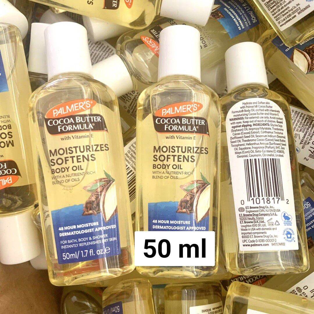 บอดี้ออยล์ Palmer’s Cocoa Butter Moisturizes Softens Body Oil with a nutrient rich blend of oils ...