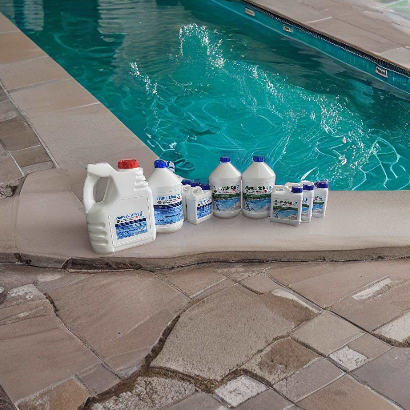 น้ำยาป้องกัน และกำจัดตะไคร่น้ำ สูตรเข้มข้น (Poolbrink Algaecide Plus ...