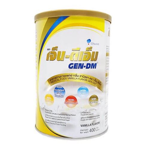 Gen-DM เจ็น-ดีเอ็ม สำหรับผู้ป่วยเบาหวาน ขนาดกระป๋อง 400g. | Lazada.co.th