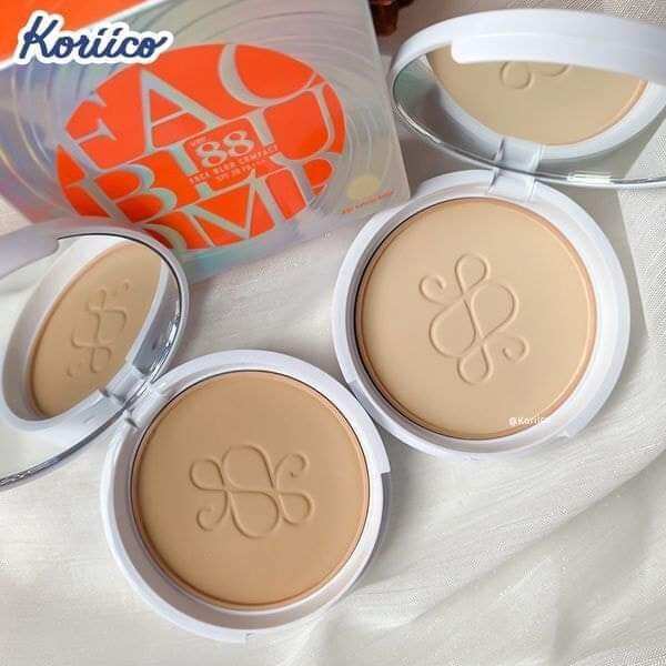 VER.88 Face Blur Compact แป้งเวอร์ 88 เฟสเบลอ ปกปิด กันน้ำ SPF20 PA ...