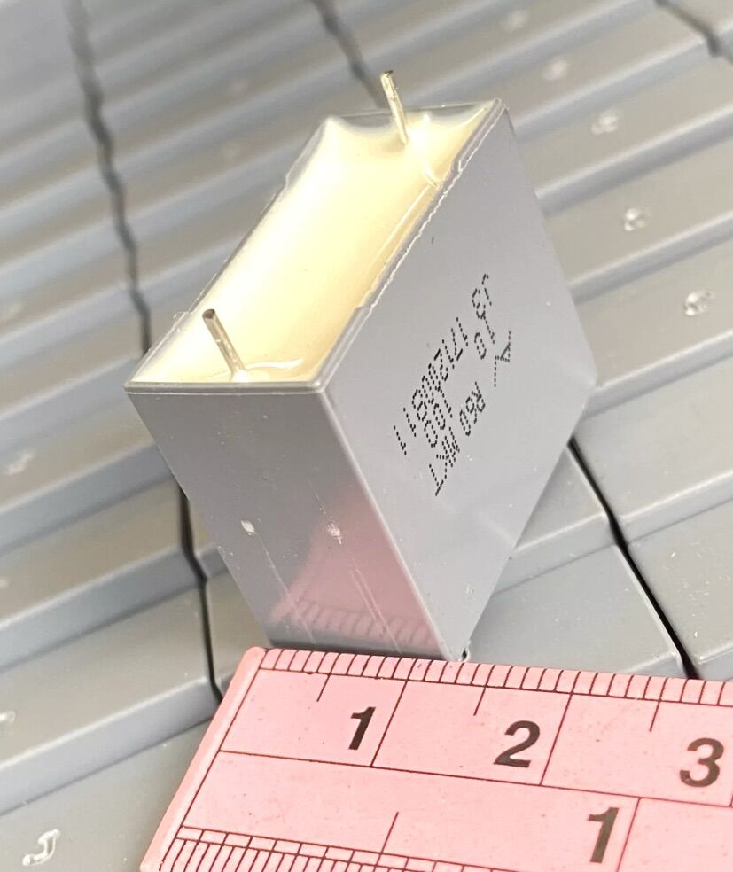 (แพ็ค1ตัว/10ตัว/100ตัว) C 10UF 100V MKT คาปาซิเตอร์KEMET อิตาลี ของแท้ ...