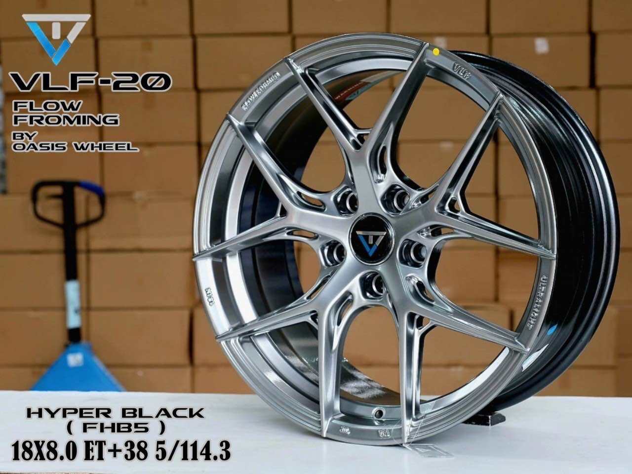 ล้อแม็กซ์รุ่น VLF-20 ขอบ 18x8.0 5114.3 ออฟเซ็ท 38 เป็นล้อ Flow Forming ...