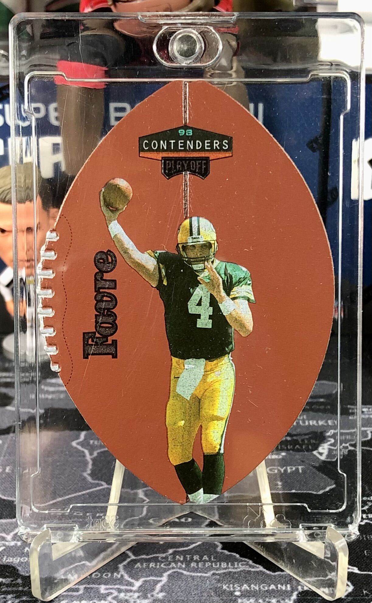 BRETT FAVRE การ์ดอเมริกันฟุตบอล 1998 Contenders Green Bay Packers ...