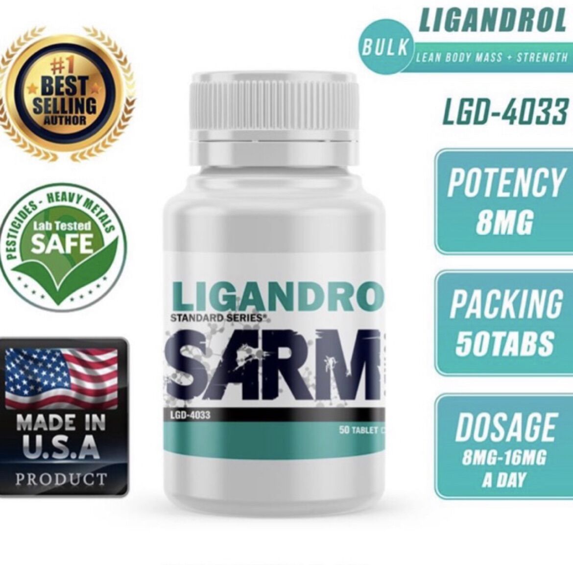 Sarms Combo Ligandrol LGD-4033 8 mg 50 tabs - Knowledge Sarms - ThaiPick