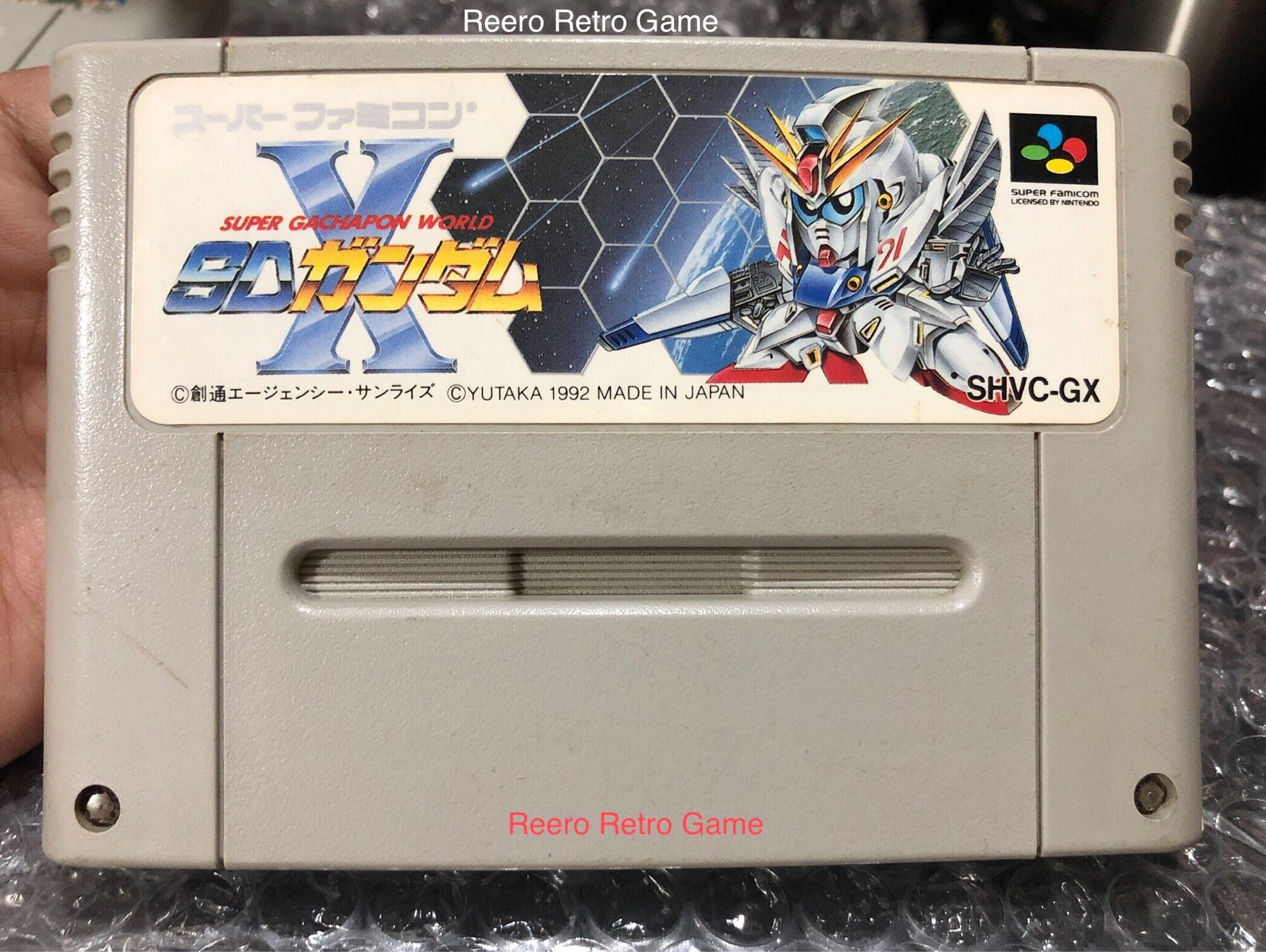 ส่งฟรี !!! SUPER GACHA WORLD SD GUNDAM X ตลับ Super Famicom (SFC) ของ ...
