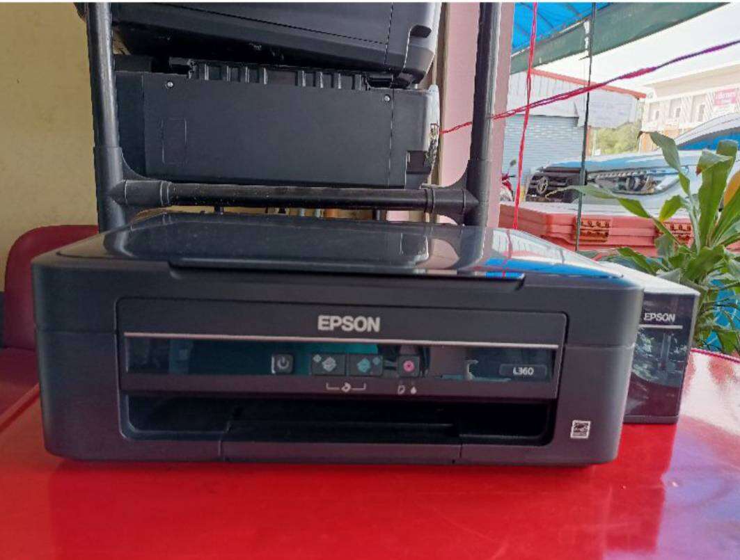 เครื่องปริ้นเตอร์ Epson L360 มือสอง พร้อมใช้(แถมหมึก+สายไฟ+สาย USB ...