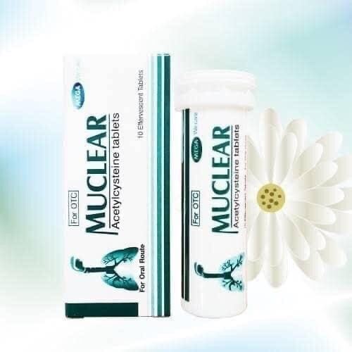 Muclear ละลายเสมหะ 600mg 10เม็ด ของแท้ - VittaminByNeNaa - ThaiPick