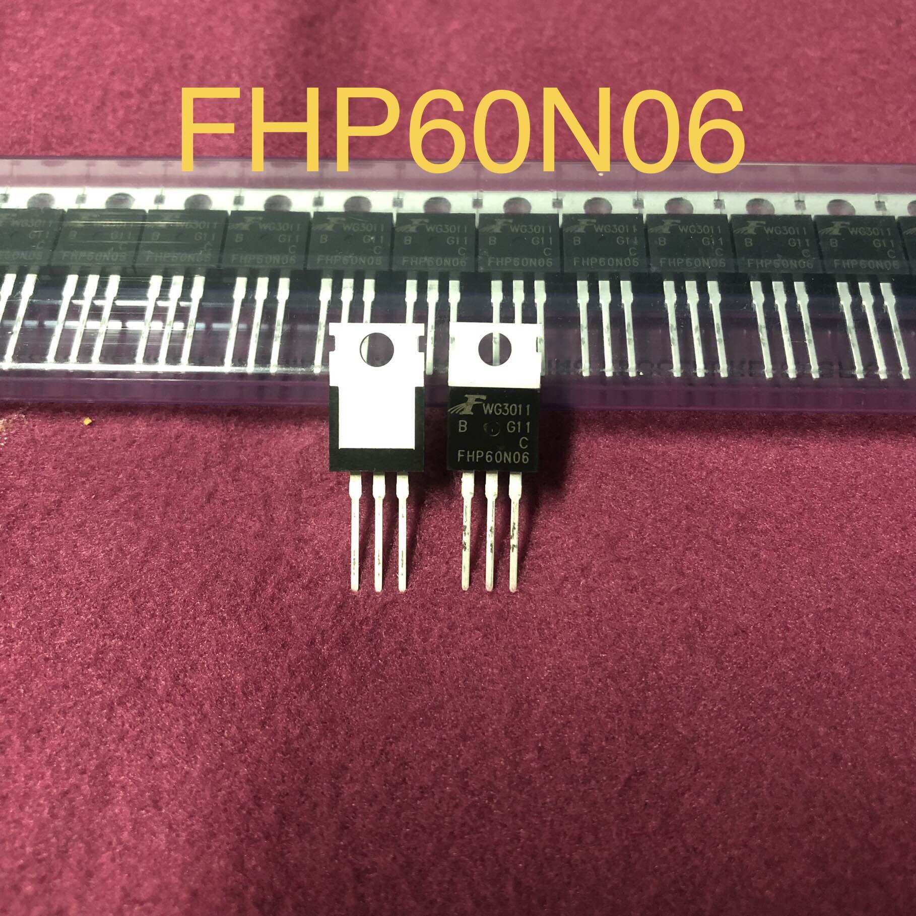 FHP60N06 P60N06 60N06 มอสเฟต Mosfet ภาคจ่ายไฟแอมป์รถยนต์ ยี่ห้อ FBแท้ ...