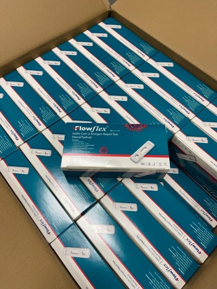 มีของพร้อมส่งนะคะ โปรโมชั่น เปิดร้านใหม่!!! ชุดตรวจโควิด Flowflex 1 ...
