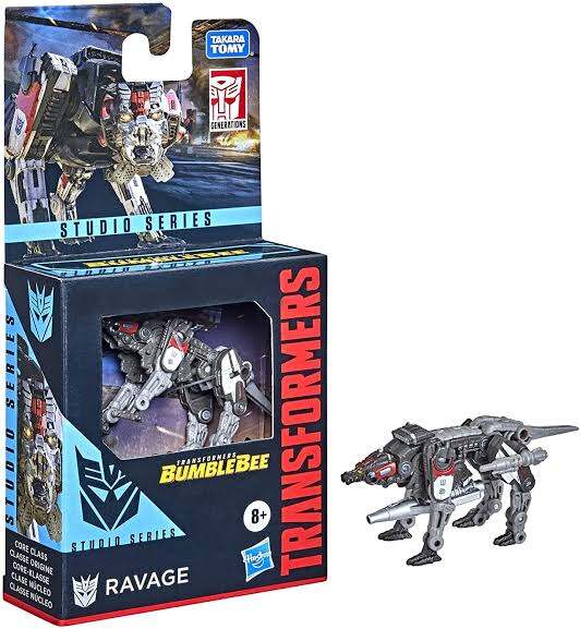 HASBRO TRANSFORMERS STUDIO SERIES RAVAGE CORE CLASS ACTION FIGURES ...