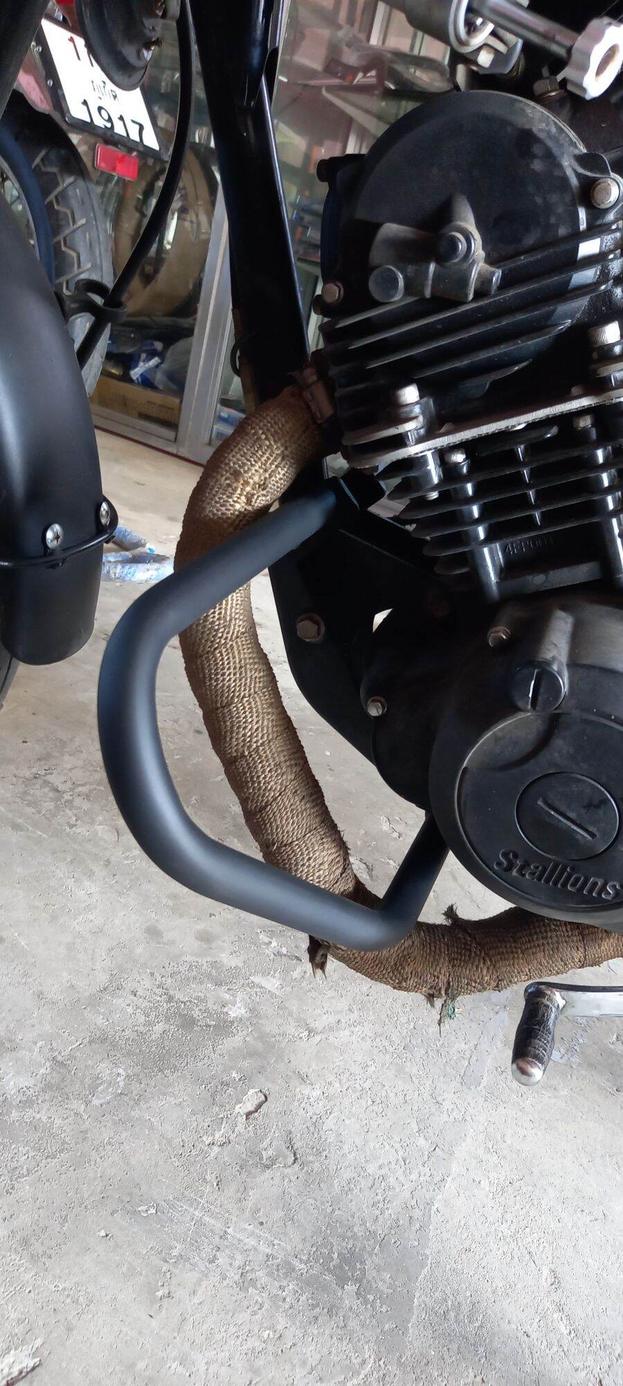 กันล้มแคชบาร์ct150 stallion ct150 ตรงรุ่นติดตั้งง่ายสำหรับct150คอท่อออก ...